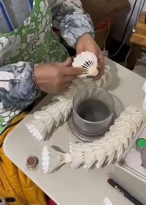 How They Calibrate Shuttlecocks In The Factory Video Crafts Cool
