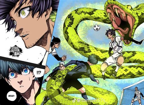 An Anime Scene With Two Guys And A Snake