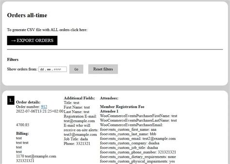 Fooevents Generate A Custom Csv Report Createit
