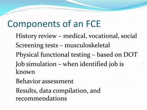 Ppt Functional Capacity Evaluation Powerpoint Presentation Free