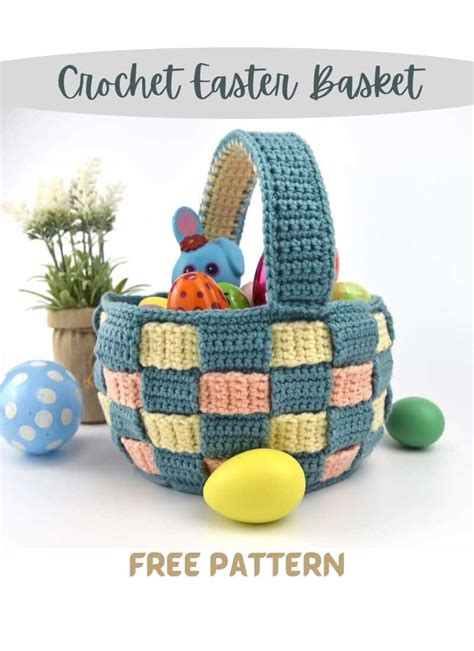 Crochet Easter Basket Free Pattern New For 2023 Zamiguz