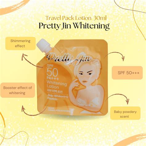 Pretty Jin Whitening Lotion 30 Ml Shopee Philippines