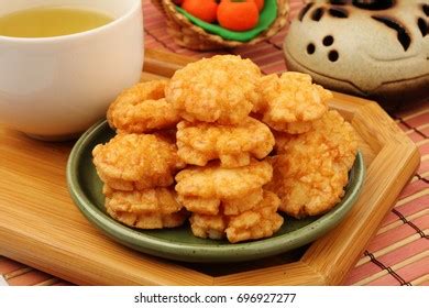 Japanese Senbei Photos And Images