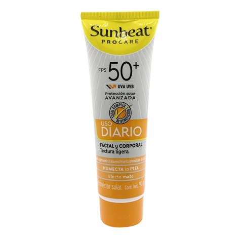 Protector Solar Sunbeat Procare FPS 50 Facial Y Corporal Uso Diario