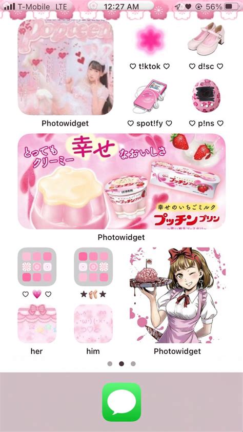 95 Kawaii Widgets Ideas Phone Themes Homescreen Iphone App Design