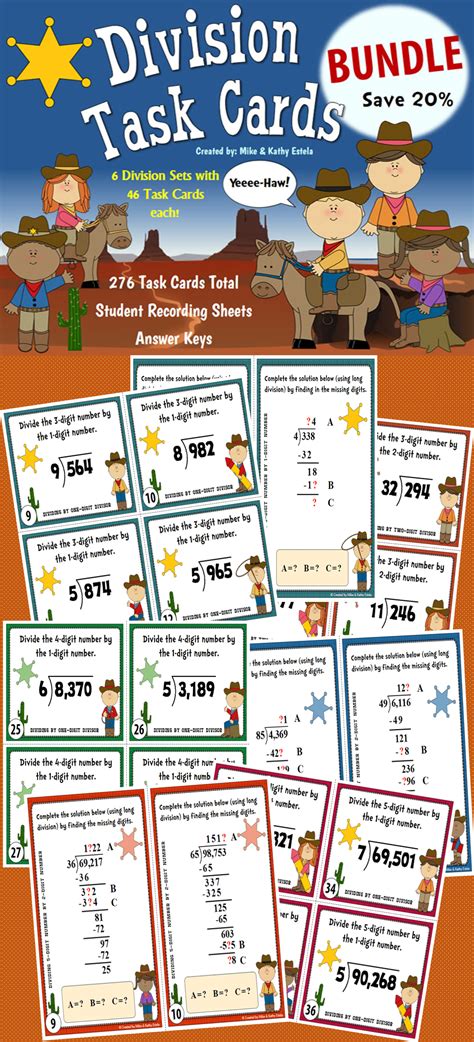 Division Task Cards Division Task Cards Task Cards Math Division