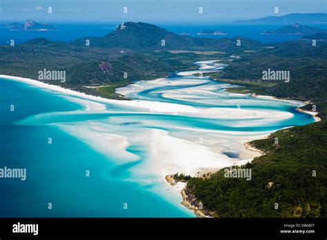 Whitehaven Beach And Hill Inlet In Whitsunday Islands National Park