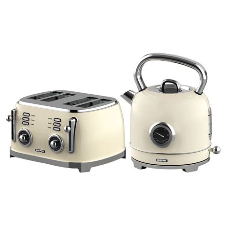 Introducing The Geepas Retrovive Kettle And Toaster Set Range