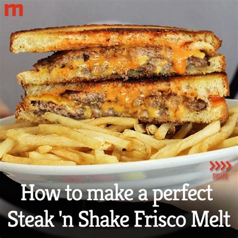 Copycat Steak N Shake Frisco Melt Recipe Mashed Recipe Melt