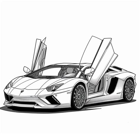 36 Lamborghini Kleurplaat Unieke Download En Printen Lamborghini
