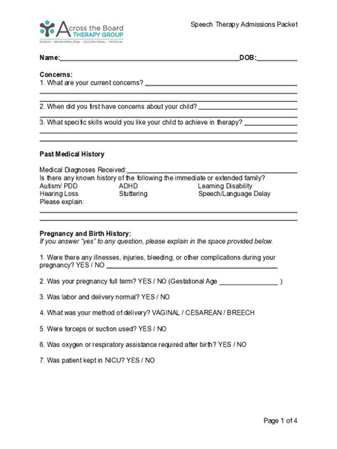 Fillable Online Speech Pathology Statement Of Purpose Examples Fax Email Print Pdffiller