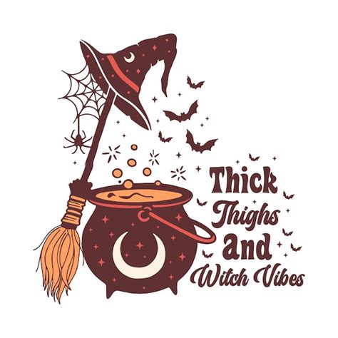 Premium Vector Halloween Witch Png Sublimation Bundle