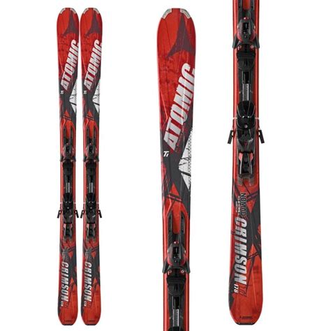 Atomic Crimson Ti Skis Xto 12 Bindings 2013 Evo