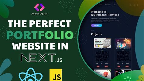 the perfect portfolio website in next js in hindi build and deploy from
