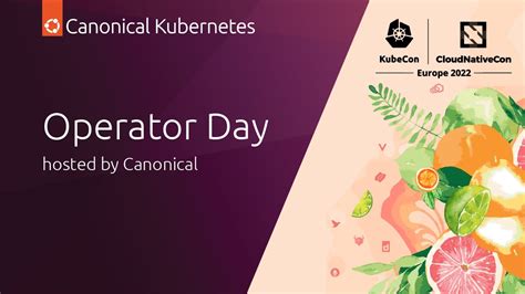 juju operator day hosted by canonical at kubecon eu 2022 snapcraft