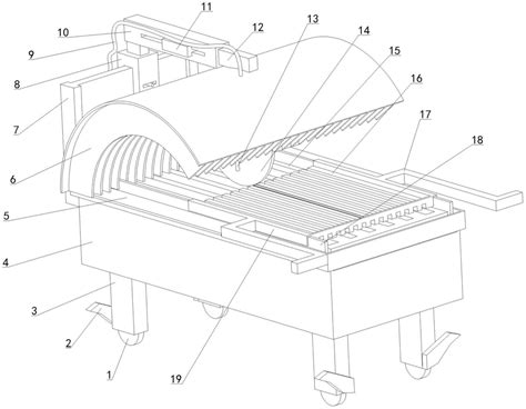低噪音石材切割机的制作方法