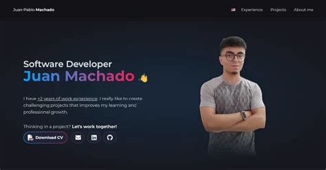 juan pablo machado desarrollador de software con 3 años de experiencia