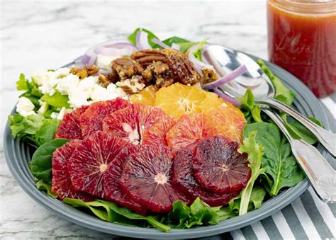 Blood Orange Citrus Salad With Orange Vinaigrette Savor With Jennifer