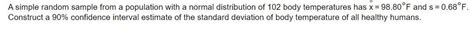 Solved A Simple Random Sample From A Population With A Chegg