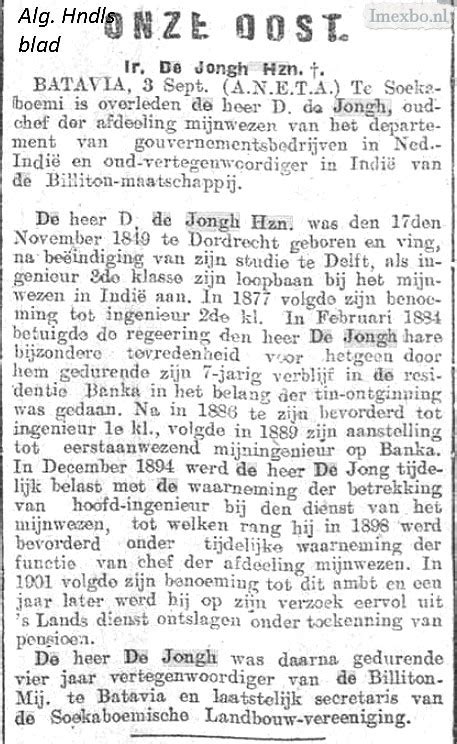 Jongh De Hzn D Imexbo