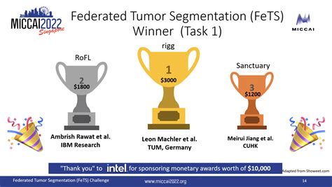 Nd Position In Federated Tumour Segmentation Challenge MORE Management Of Real Time Energy Data