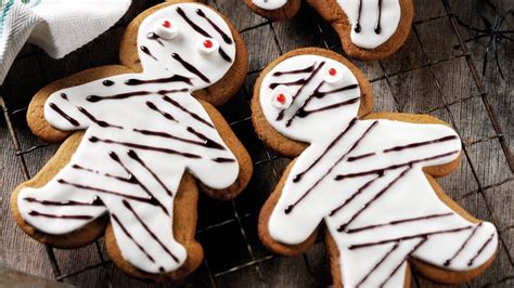 Gingerbread Mummy Biscuits Netmums