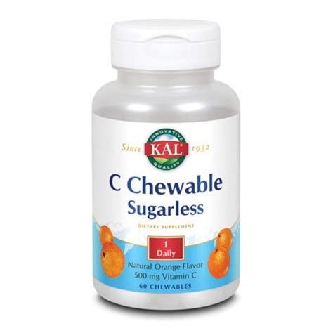 Kal Vitamin C Sugarless 500mg 60ct Immune Support Supplement Buy
