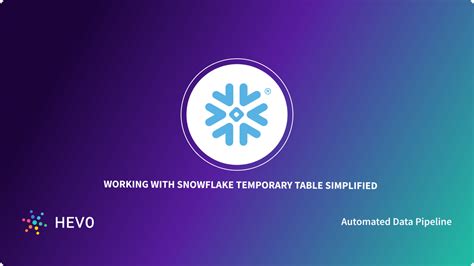 snowflake temporary table made easy how to create and use