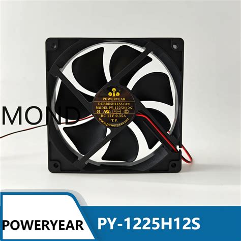 파워이어 Py 1225h12s Dc12v 035a 12cm 12025 냉각 팬 2선식 Aliexpress 13