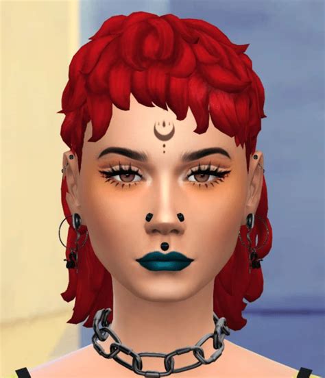 Sims 4 Mullet Hairstyles You Will Love — Snootysims Bridge Piercing