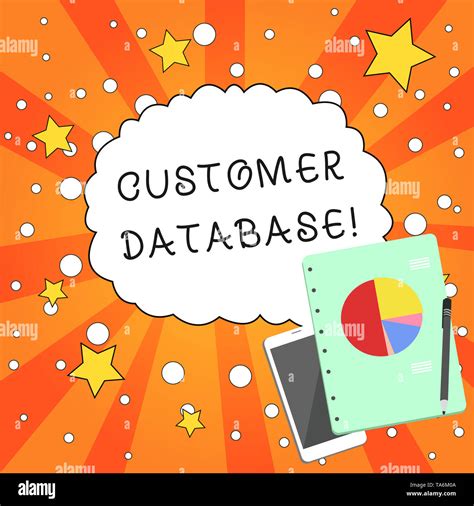 Writing Note Showing Customer Database Business Concept For Uptodate On Customer Information
