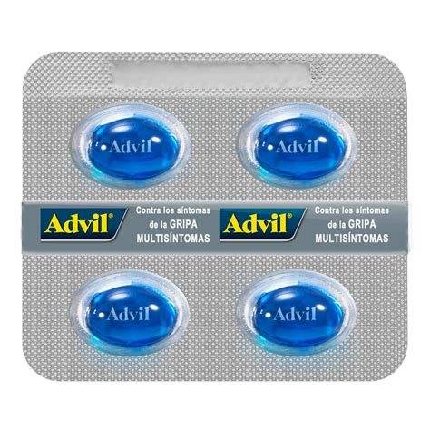 Advil Gripa Capsulas X 4 Uni ⚕️droguería La De Todos⚕️