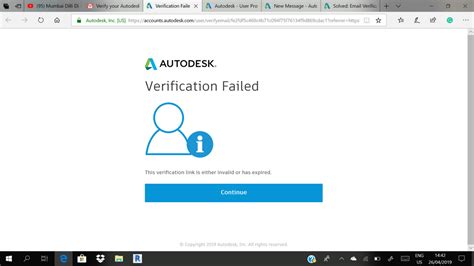 email verification problem autodesk community