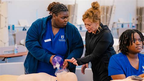School Of Nursing Conducting Training Simulation On Campus Unc Greensboro