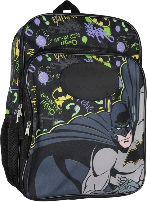 Bioworld Dc Comics Batman Backpack Gotham City Superhero