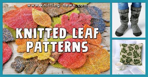 35 Knitted Leaf Pattern Knitting News