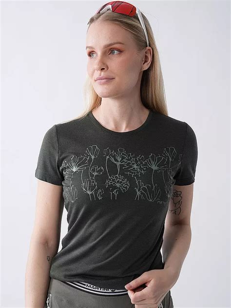 Meru Damen Funktionsshirt Queluz Merino Dunkelgrün