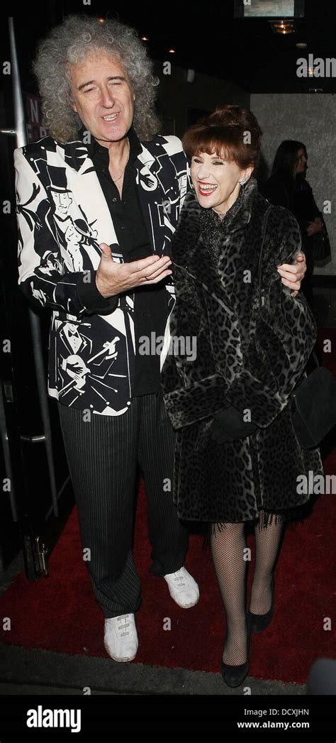 Brian May And Anita Dobson At The Strictly Come Dancing Party Held At