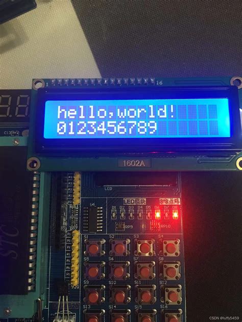 液晶显示屏lcd1602直连stc89c52rc单片机程序 lcd1602怎么与stc89c52连接 csdn博客