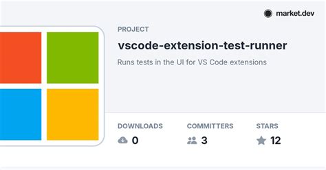 Vscode Extension Test Runner Ecosystem Directory Marketdev