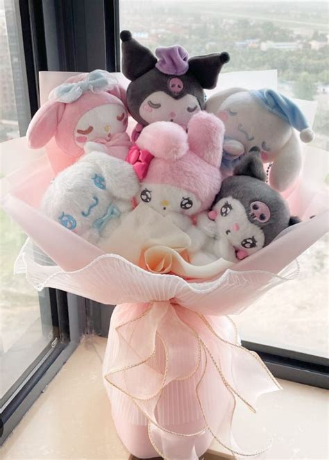 Hello Kitty And Friends 12 Inch Plush Celebration Bouquet 9 Plush