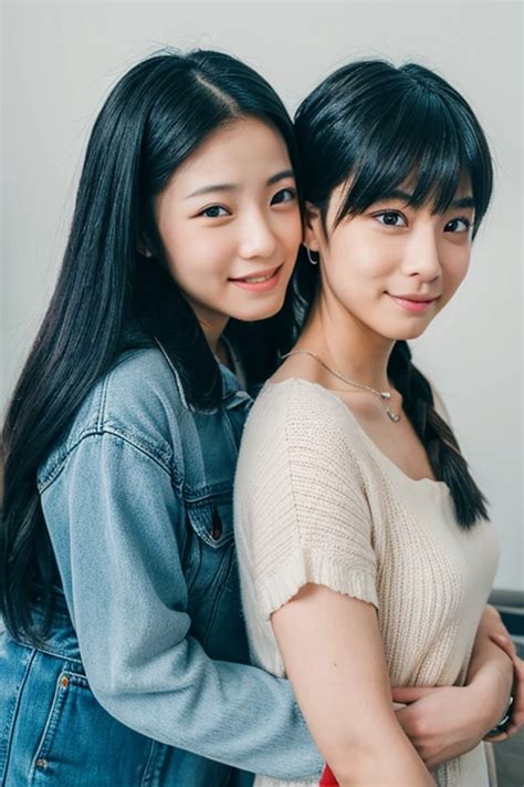 Lesbian Couple Seaart Ai