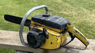 Vintage Mcculloch Mac 10 10 Automatic Chainsaw Kk Ebay