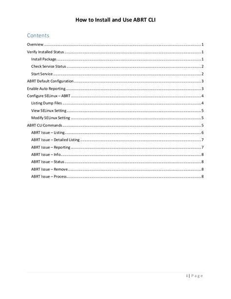 How To Install And Use Abrt Cli On Rhel 7