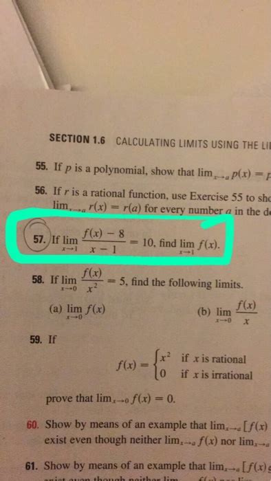Solved If P Is A Polynomial Show That Lim X Rightarrow A