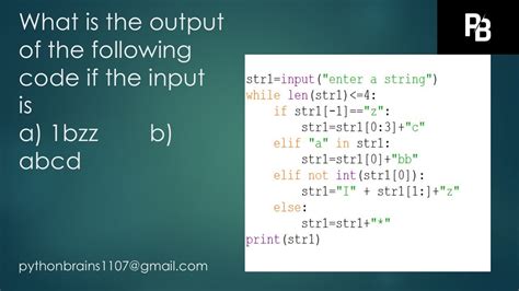 String Output Based Question 1 String Manipulation Youtube