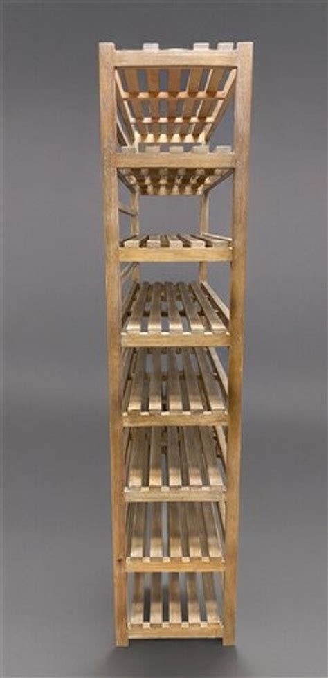60 Display Rack With Shelves Bread Rack Shelving Unit Wooden Bakery