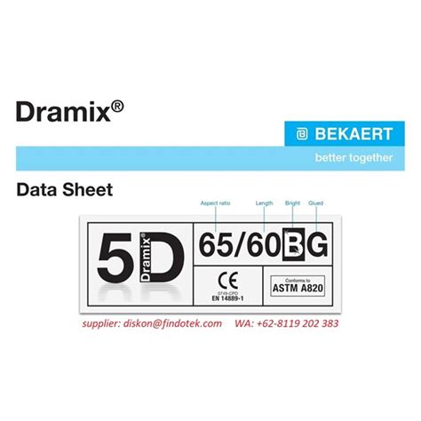 Jual Dramix Steel Fiber 3d 4d 5d Serat Baja Beton Dramix Oleh Pt