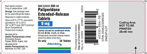 Paliperidone Package Insert Prescribing Information