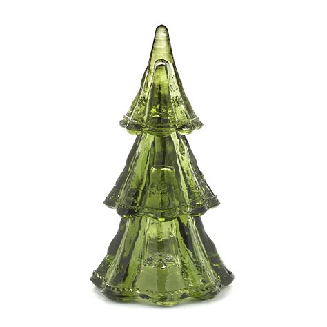 Juliska Berry And Thread Evergreen Stackable Glass Trees